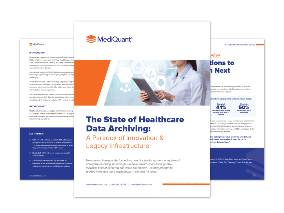 3 Steps to Master Epic Data Extraction & Epic Archival | MediQuant